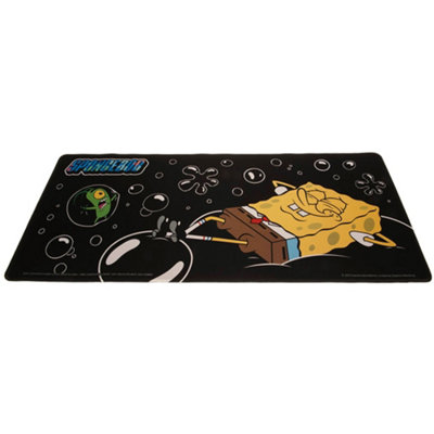 SpongeBob SquarePants Jumbo Desk Mat Black/Yellow (70cm x 30cm)