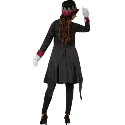 Spooky Skull Lady Costume 302416 - black XXL
