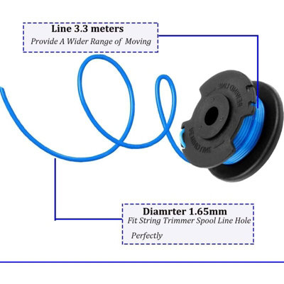Spool Line for Ryobi One RAC124 AC14RL3A OLT1823 1832 RLT1825 1830 18V ...