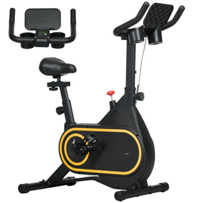 SPORTNOW Exercise Bike, Stationary Bike w/ LCD Display for Home Cardio ...