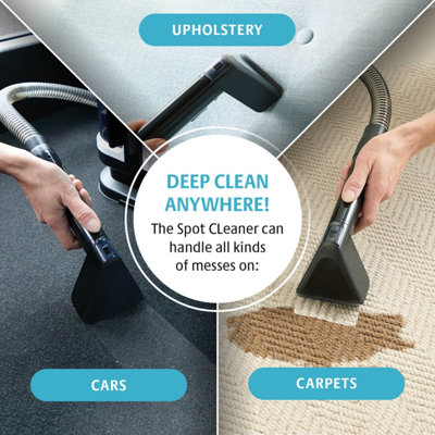 Spot Cleaner Powerful 500W Removes Stains from Carpets Upholstery and ...