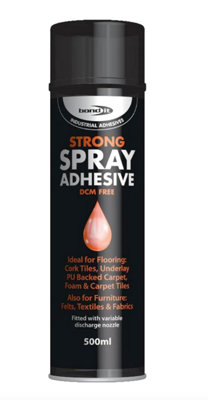 Spray Adhesive Strong Bond - for Wood, Concrete, Tiles, Foam, Metal ...