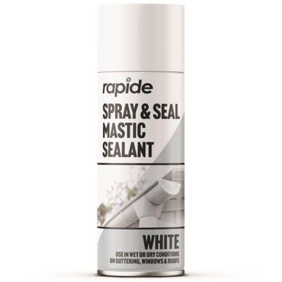 Spray and Seal Mastic Sealant White Flexible Waterproof Coating for ...