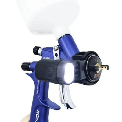SPRAY GUN LED TORCH LIGHT PRO HVLP FIT AUTOMOTIVE PAINT FINISHING 1 STRAP