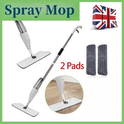 SPRAY MOP FOR ALL FLOOR TYPES, MICROFIBRE PAD FLOOR CLEANER, INC. 2 ...