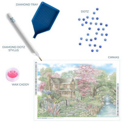 SPRING SPARKLE - Diamond Painting Kit: Spring Sparkle - Diamond Dotz