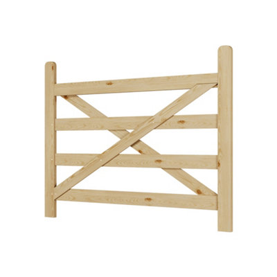 SPRUCE WOOD GARDEN GATE COROSSOVER SLAT DESIGN WITH 8 INCH DOOR LATCH ...