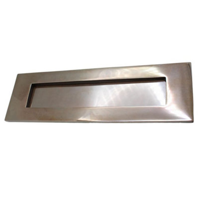 Sprung Letterplate 305 x 95 mm Real Bronze Finish | DIY at B&Q