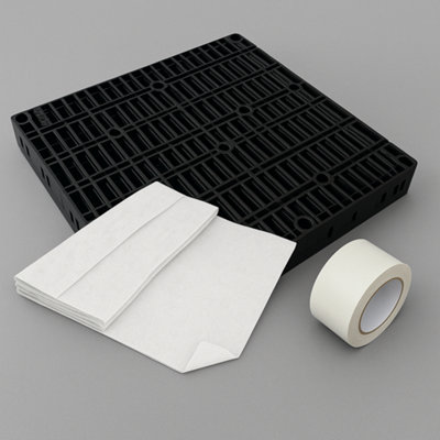 Spudulica Shallow Soakaway Crate Kit - Geotextile & Tape 4x Crates 400L ...