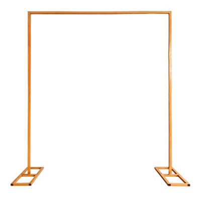 Square Arch Stand with Base Metal Backdrop Stand Garden Arbors - 2m x ...