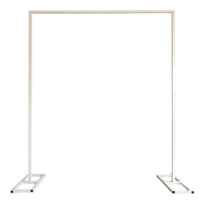 Square Arch Stand with Base Metal Backdrop Stand Garden Arbors - 2m x ...