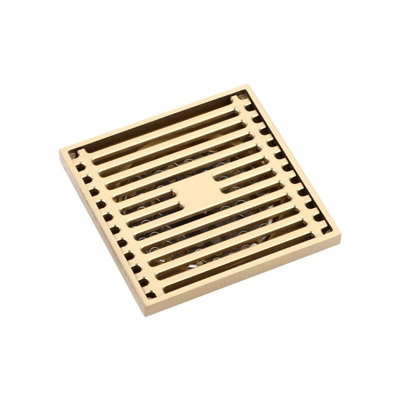 Square Bathroom Shower Drain Floor Drain Trap Grate Waste Strainer Wire ...