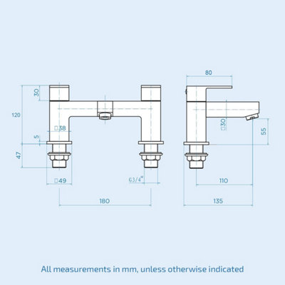 Square Chrome Thermostatic Overhead Shower Kit with Form Basin Mixer ...