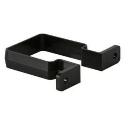 Square Downpipe Bracket 65mm Black Rainwater Guttering Drainage Waste ...