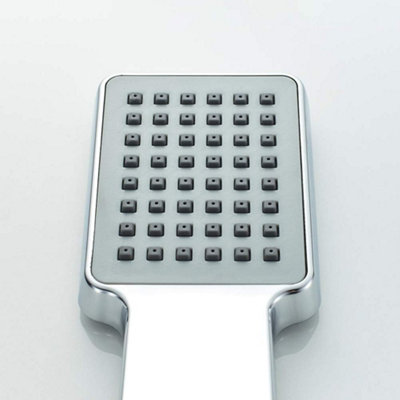 Square High-Pressure Showerhead, 1/2in Universal, Anti-Limescale, Easy ...