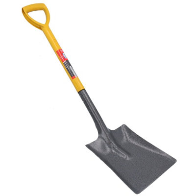 Square Mouth Builders Shovel Spade 96cm Scoop Gardening Builders Steel ...