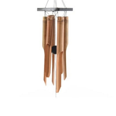 Square Natural Wooden Wind Chime