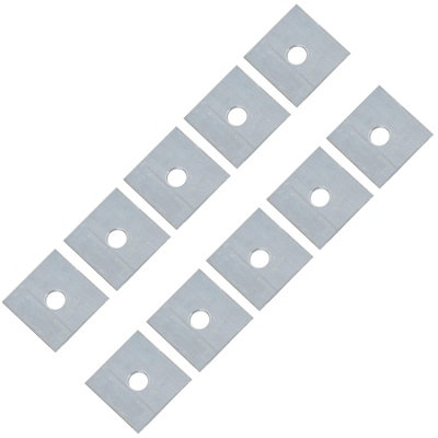 Square Plate Washer M12 50mm x 50mm Galvanised Timber Wood Fastener 10PK
