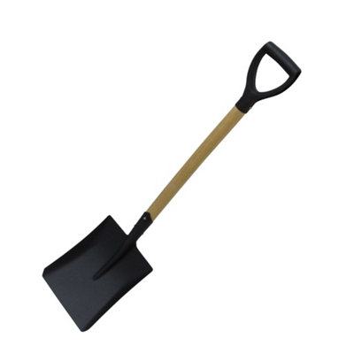 Square Shovel With Wooden Handle - Spade / Digging / Garden