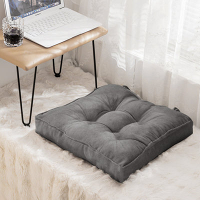 Square Soft Thicken Meditation Floor Seat Cushion,Tatami Reading Chair ...