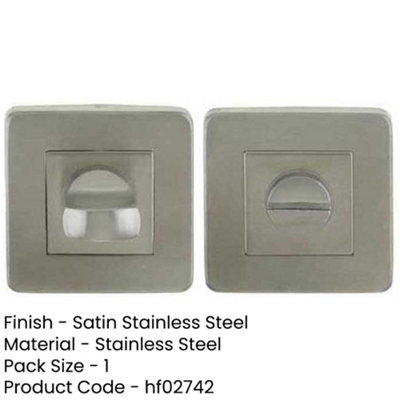 Square Turn and Release Mechanism for Doors