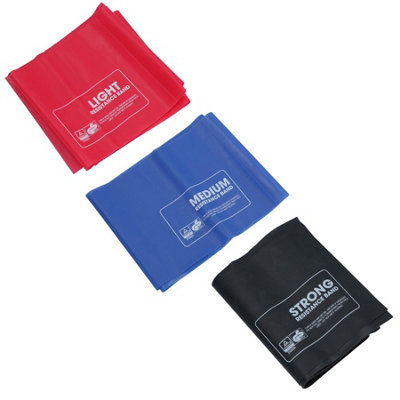 Squat Resistance Band Set of 3 Yoga Pilates Gym Legs Glute Muscle Loops