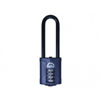 Squire Cp Combination Padlock Multi Colour (4-Wheel 40mm Extra Long Shackle 63mm)