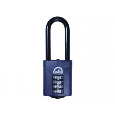 Squire Cp Combination Padlock Multi Colour (4 Wheel 50mm Extra Long Shackle 63.5mm)