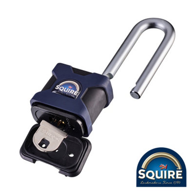 Squire - Stronghold Padlock - 2.5" Long Shackle - SS50P5/2.5 (Size 50mm ...