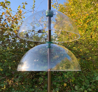 Squirrel Proof Baffle Protection for Wild Bird Feeders (Set of 2) | DIY ...