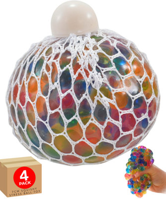 Squishy Mesh Ball Stress Relief Sensory Gel Fidget Toy