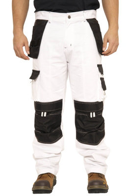 SSS Mens Painters Trousers Decorators Work Trouser Mens Holster Pockets ...