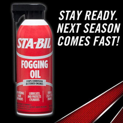 STA-BIL Fogging Oil Spray Lubricates Protects Cylinders 12oz 340ml