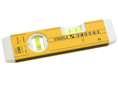 STABILA 70TM Torpedo 10In 22cm Magnetic Spirit Level 02190