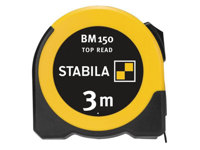 Stabila BM150 3m Pocket Tape Measure - Durable Metric Design for ...