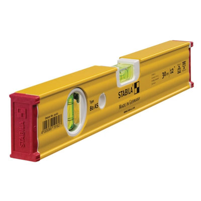 STABILA Spirit Level Anti Slip 12In 30cm Magnetic Level 80ASM-30 19676