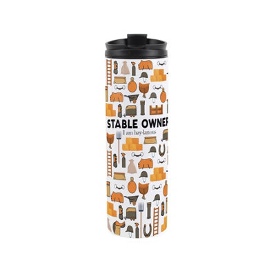 Stable Owner Travel Mug - Novelty Yard Owner Gift - Reusable Stainless ...
