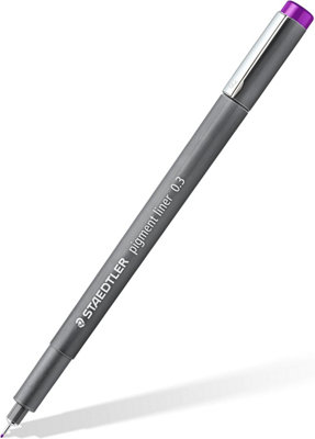 Staedtler 308 03-6 VE Pigment Liner (Fineliner with Pigment Ink ...