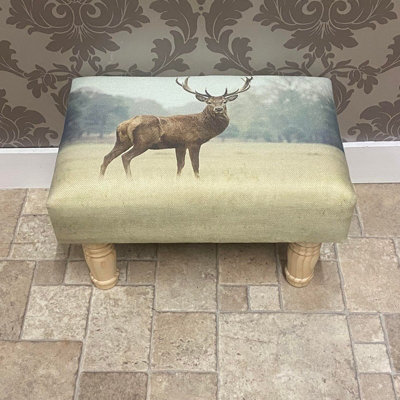 Stag Footstool - L25 x W45 x H28 cm | DIY at B&Q