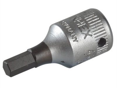 Stahlwille 01120004 INHEX Socket 1/4in Drive Short 4mm STW44K4 | DIY at B&Q