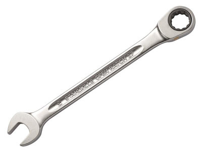 Stahlwille - Series 17F Ratchet Combination Spanner 19mm | DIY at B&Q
