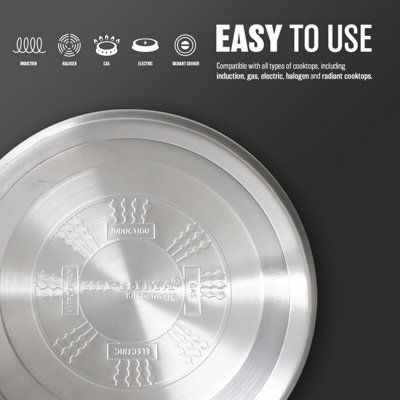 Stainless Steel Camping Kettle 2.5l Whistling Kettle For Gas Hob Stove ...