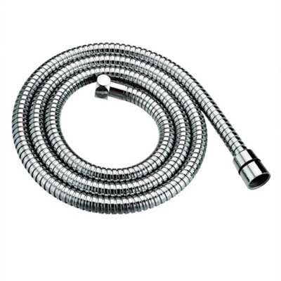 Stainless Steel Chrome 1.5m Metre Shower Bath Flexible Hose 8mm ...