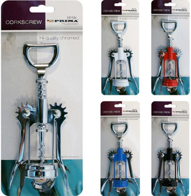 Stainless Steel Corkscrew Handles Waiter Kitchen Chrome Wine Champagne ...