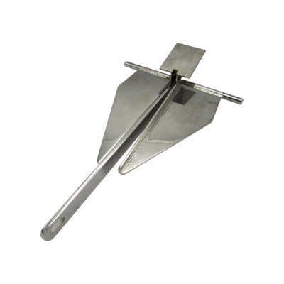 Stainless Steel Cruising Anchor 5KG (Crown Fluke Marine Boat Sand Mud ...
