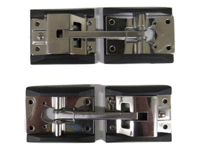Stainless Steel Door Retaining Latch X2 (Motorhome Truck Caravan Hook ...