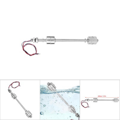 Stainless Steel Double Ball Float Switch Water Level Controller Sensor ...