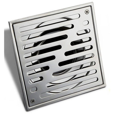 Stainless Steel Floor Drain Anti Odor Square Bathroom Waste Gate Shower ...