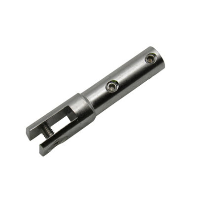 Stainless Steel Fork Terminal with Grub Screws - For 4MM Wire Rope ...