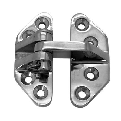 Stainless Steel Hatch Hinge 65mm x 74mm A4 Stainless Marine Grade